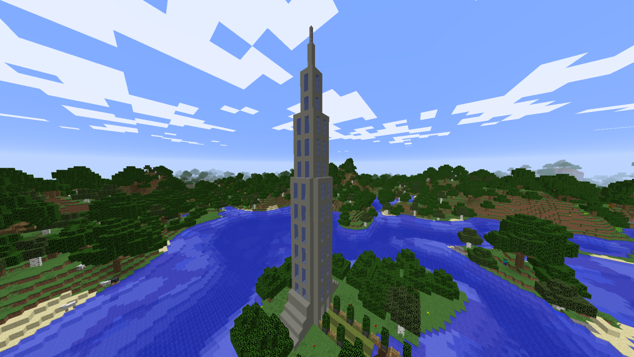 Futuristic Tower 1.12 Minecraft Map