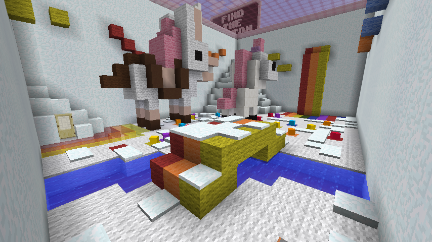 PopularMMOs Find the Button Minecraft Map