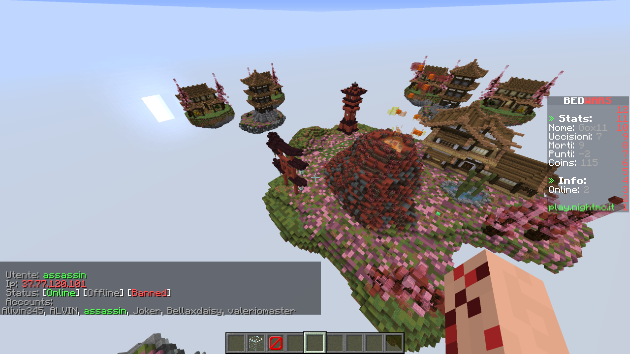 NightMC | BW-5 Solo & Team Minecraft Map