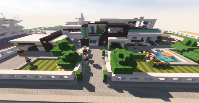 Futuristic Mansion Minecraft Map