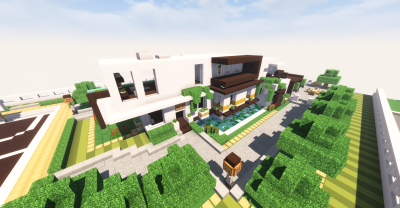 Futuristic Mansion Minecraft Map