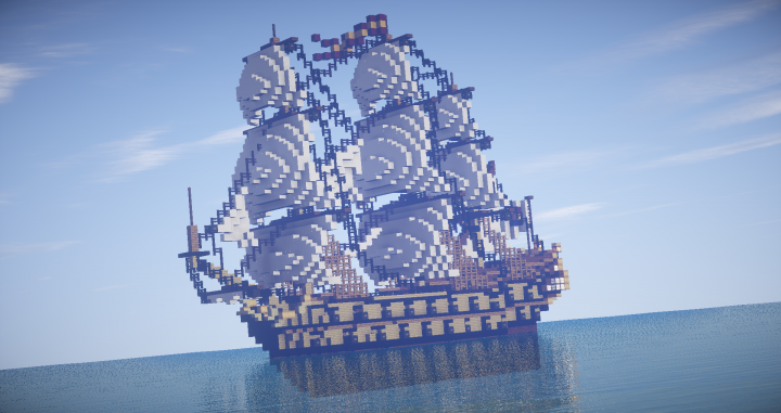San Fernando | Spanish fourth rate ship (ShipSide) Minecraft Map