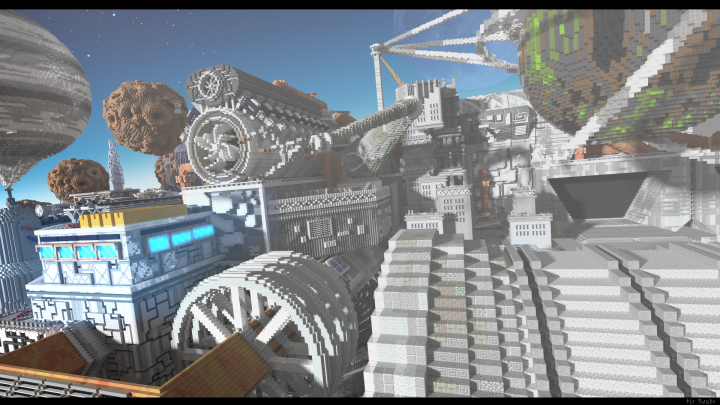 Saliout-Skylab Minecraft Map