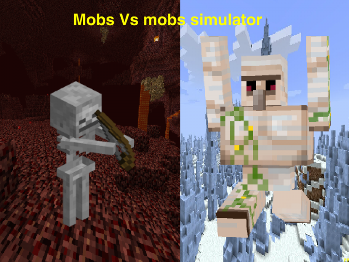 Mobs Vs Mobs Simulator Minecraft Map