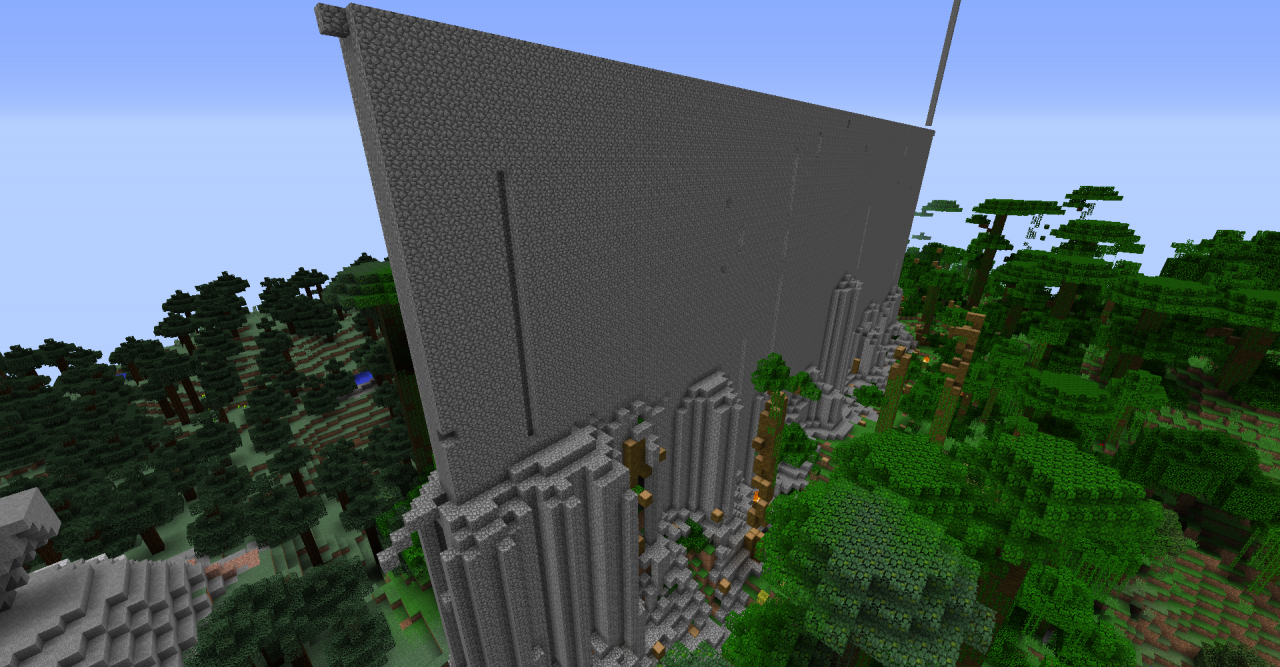 Solid Cobblestone Wall [1.12] Minecraft Map