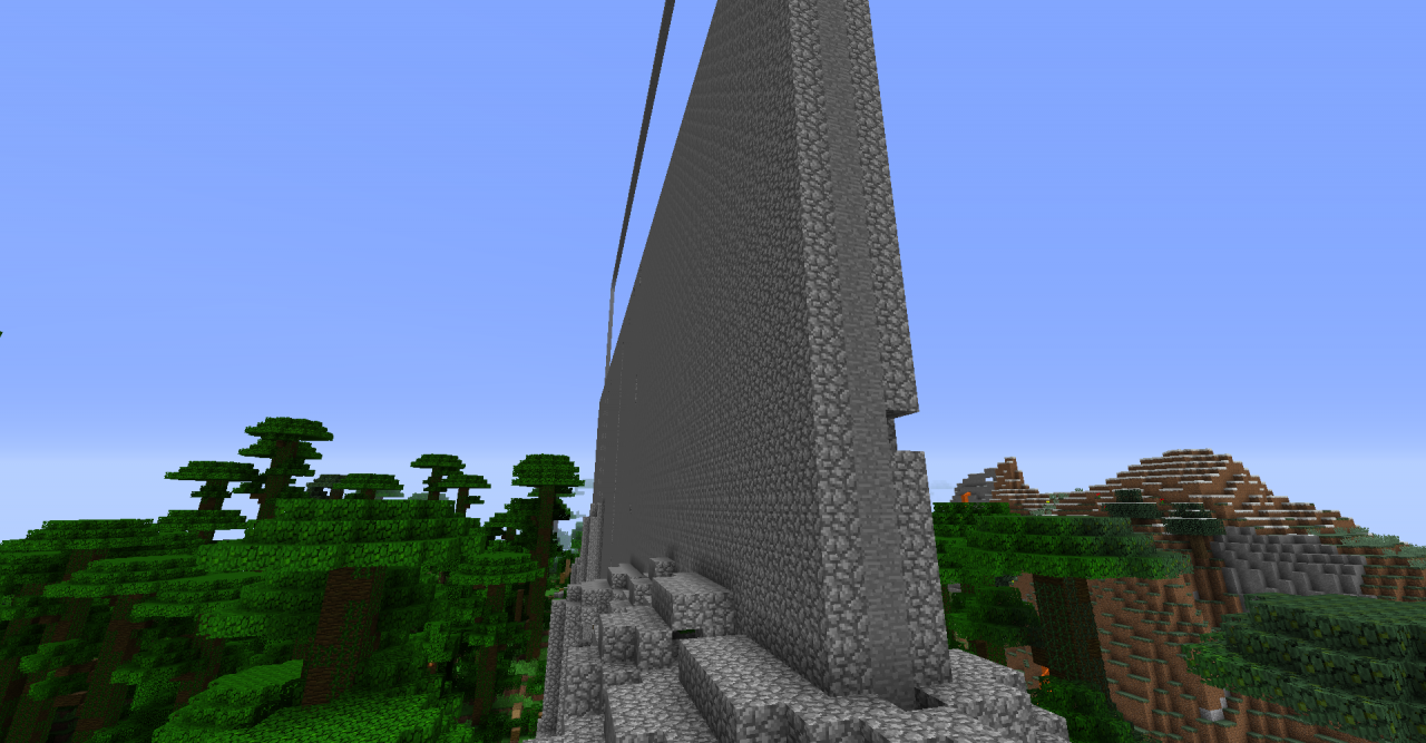 Solid Cobblestone Wall [1.12] Minecraft Map