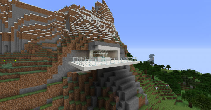 Hillside Modern House [1.12] Minecraft Map