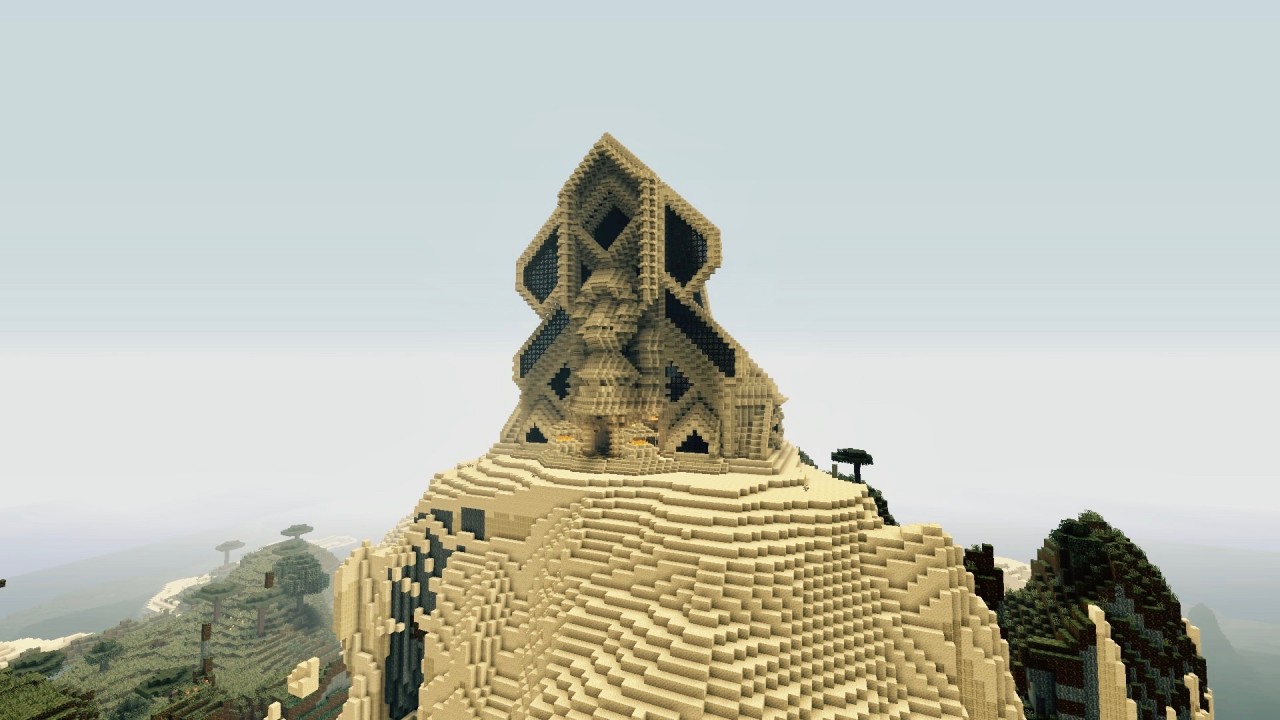 Huge Sandstone Mansion! Minecraft Map