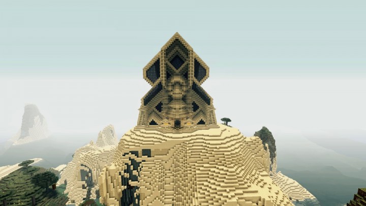 Huge Sandstone Mansion! Minecraft Map