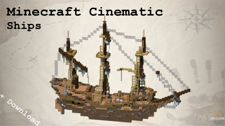 Minecraft Cinematic | Epic Medieval Ships Minecraft Map