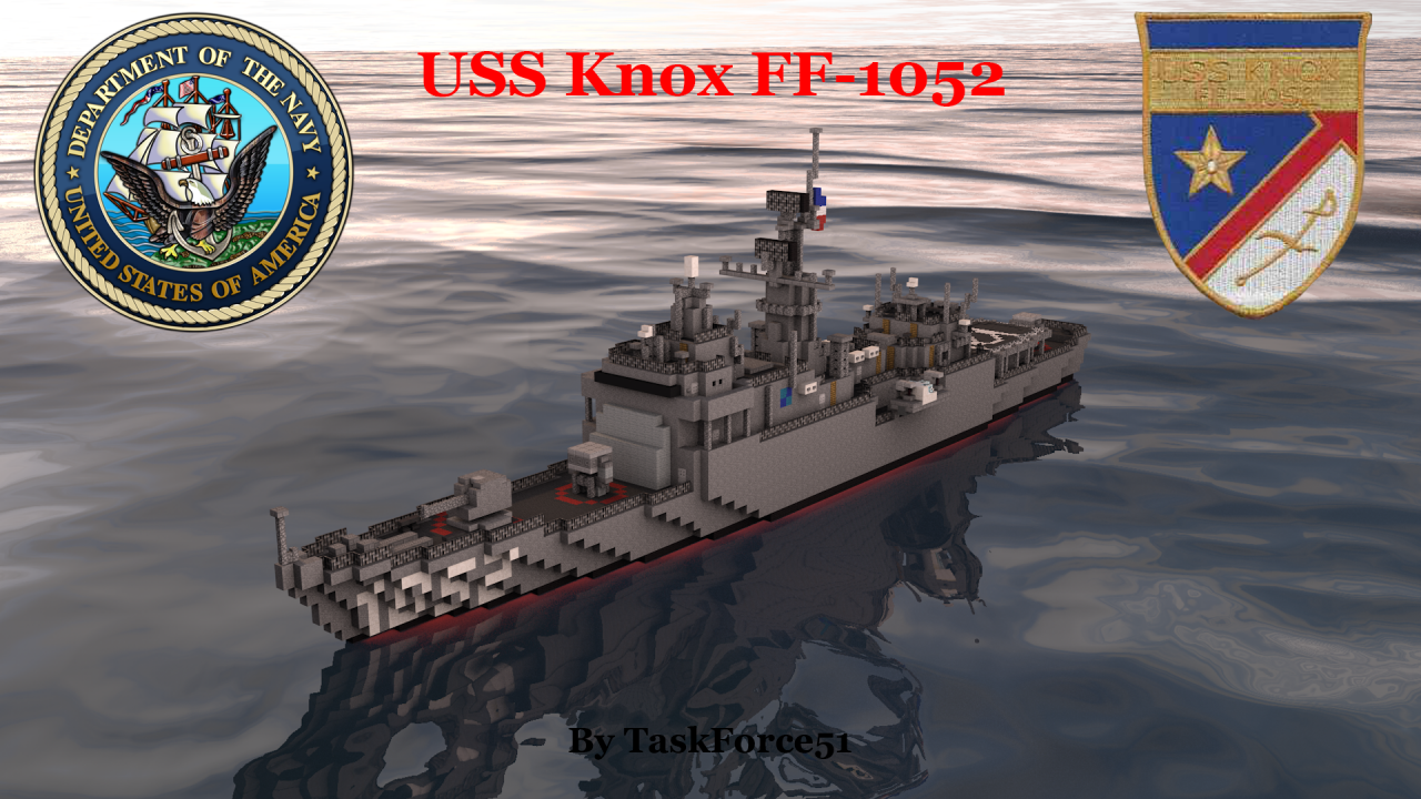 USS Knox (FF-1052) Minecraft Map