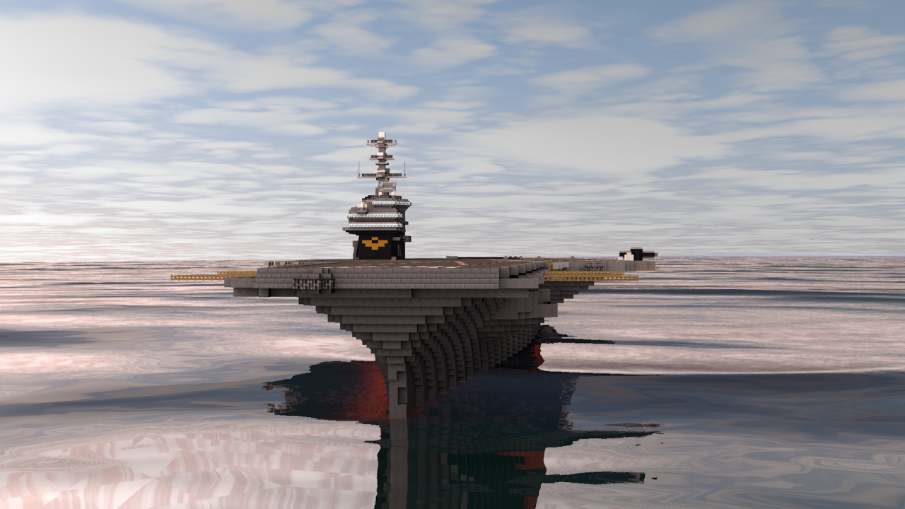 USS John F. Kennedy (CV-67) Minecraft Map