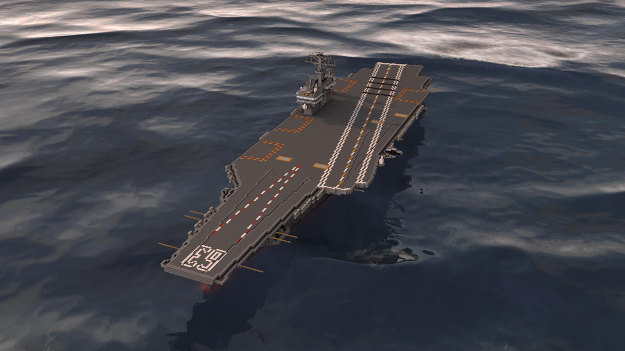 USS Kitty Hawk (CV-63) Minecraft Map