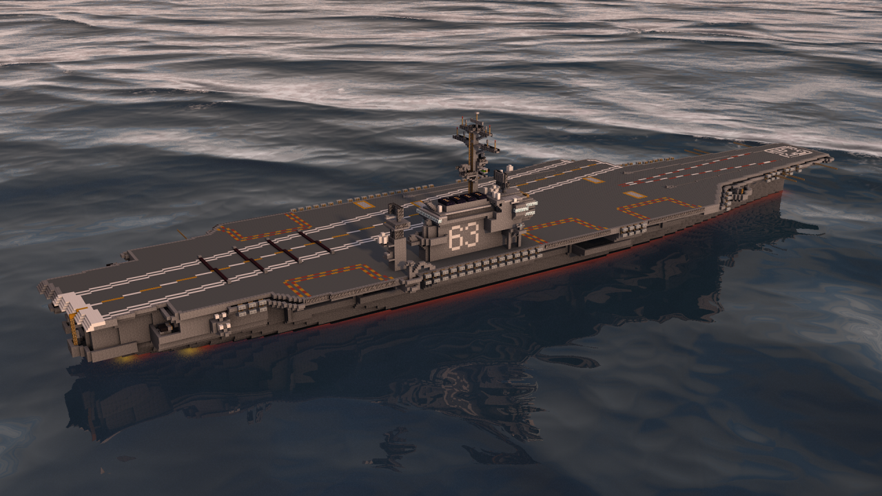 USS Kitty Hawk (CV-63) Minecraft Map