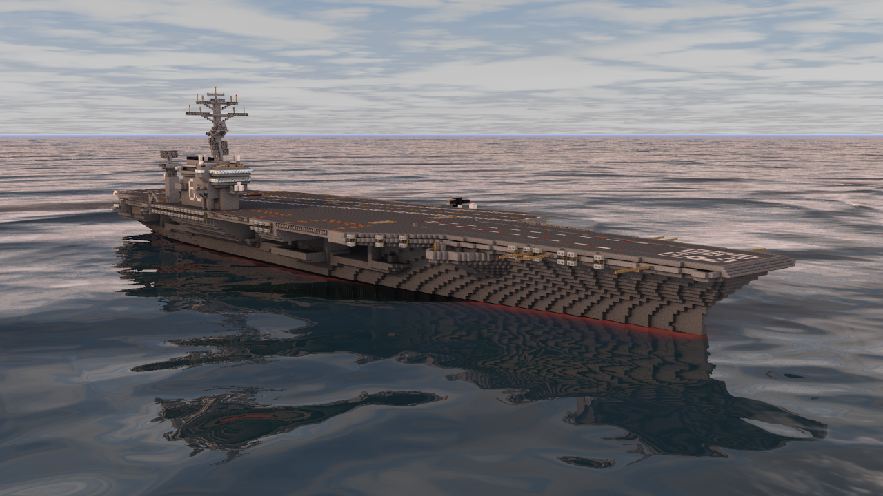 USS Kitty Hawk (CV-63) Minecraft Map