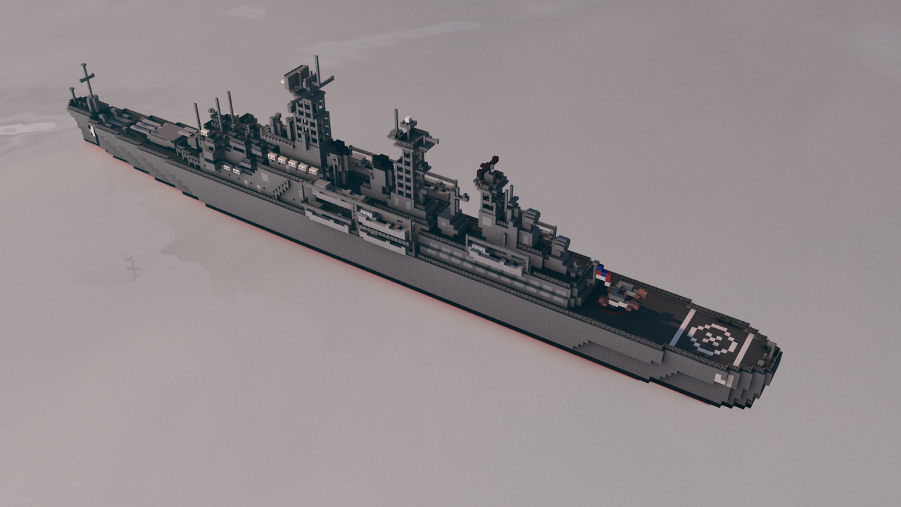 USS Little Rock (CLG-4) Minecraft Map