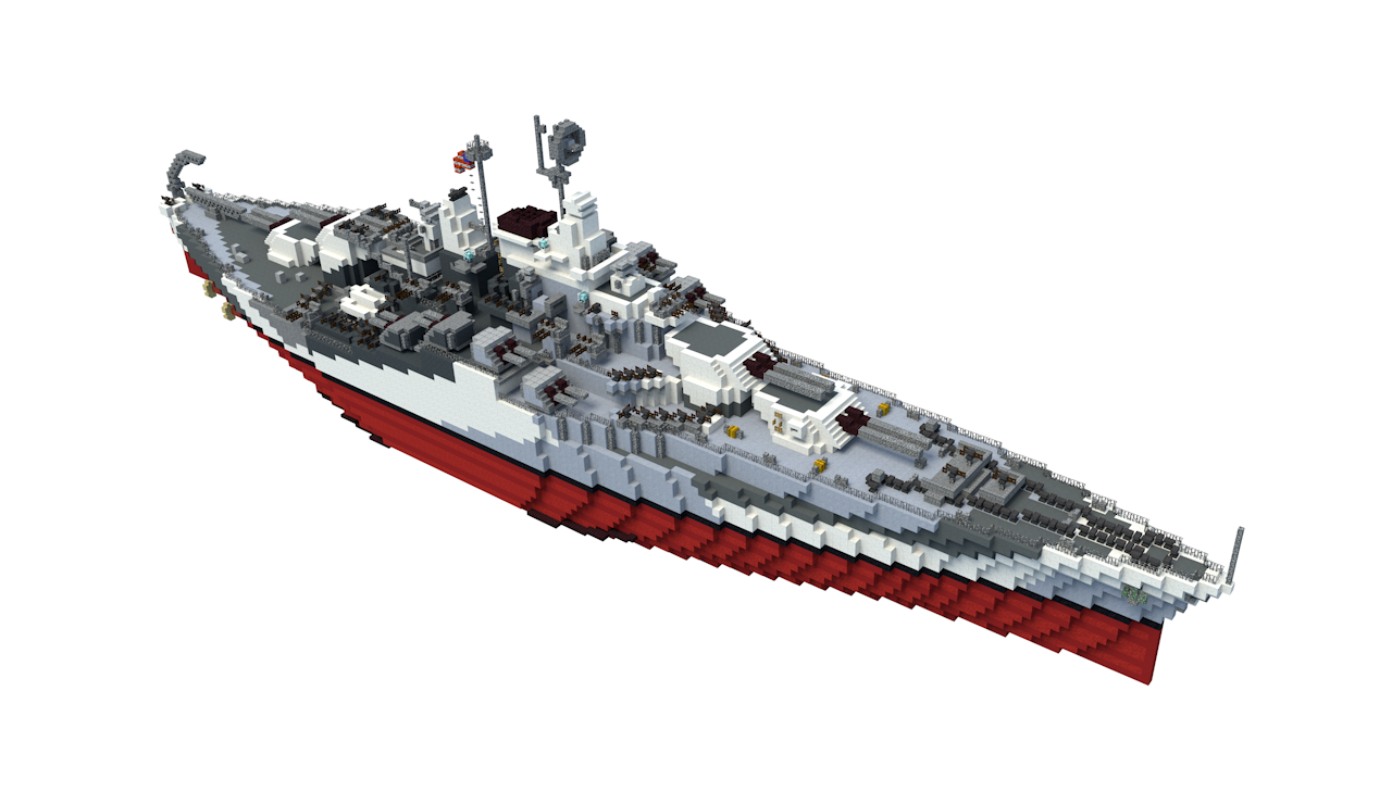 USS BB West Virginia (2017.ver) Minecraft Map