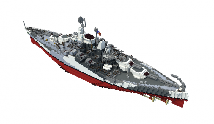 USS BB West Virginia (2017.ver) Minecraft Map