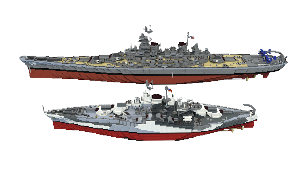 USS BB West Virginia (2017.ver) Minecraft Map