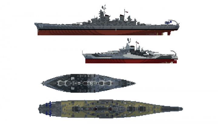 USS BB West Virginia (2017.ver) Minecraft Map