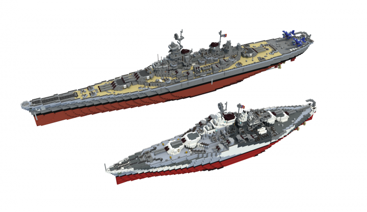 USS BB West Virginia (2017.ver) Minecraft Map