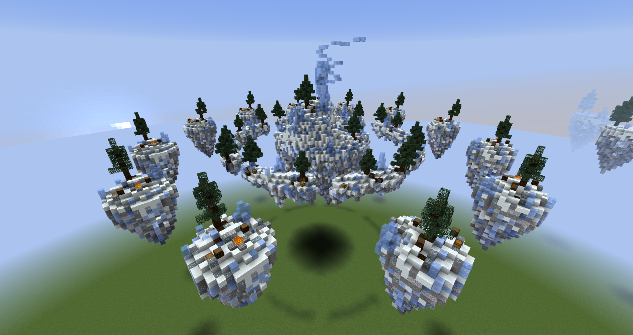 Skywars map: Glacier Minecraft Map