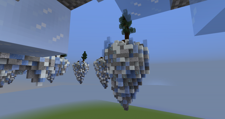 Skywars map: Glacier Minecraft Map