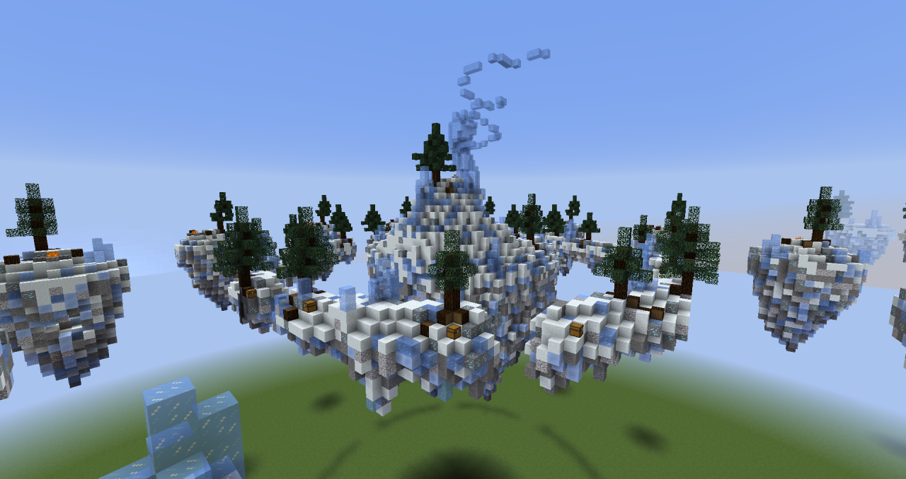 Skywars map: Glacier Minecraft Map