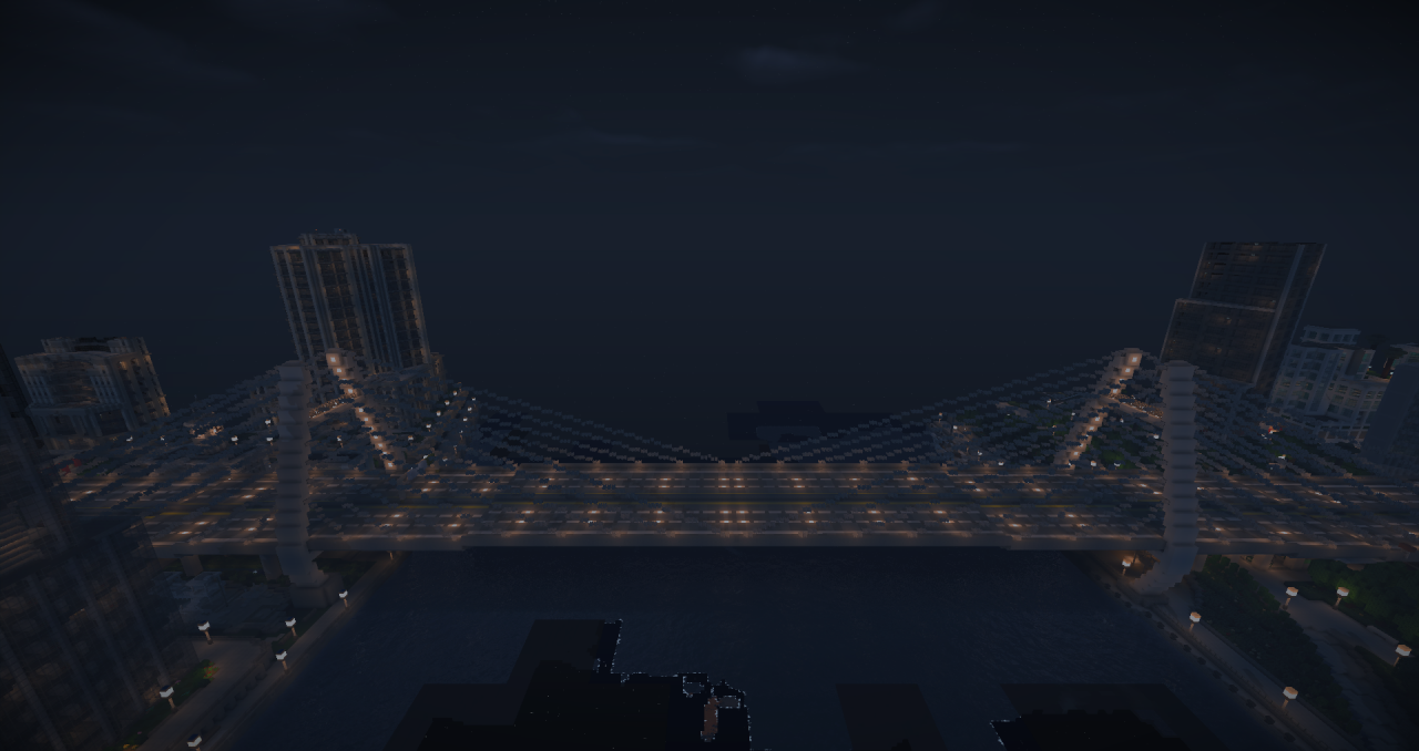 Ashfield Cable Stayed Bridge Minecraft Map