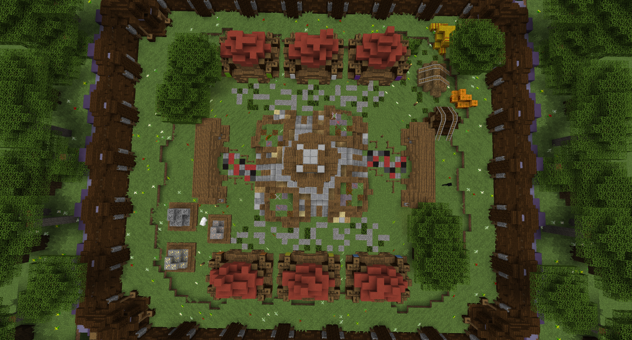 Server spawn. Server lobby. Minecraft Map