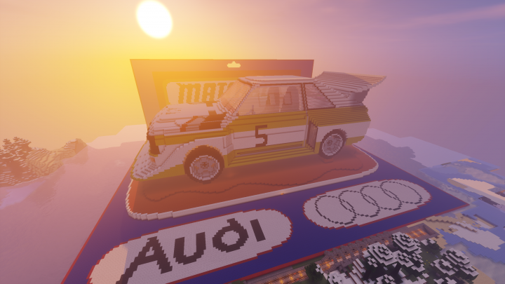 Matchbox Audi by einmaurer | minecraft-spielplatz.de Minecraft Map