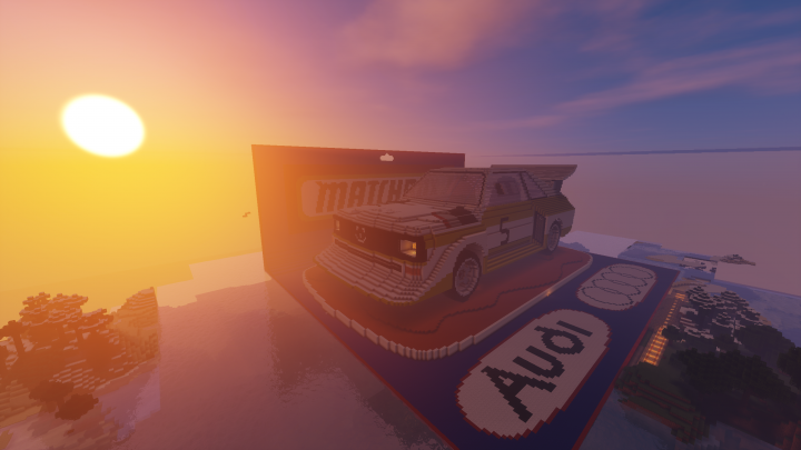 Matchbox Audi by einmaurer | minecraft-spielplatz.de Minecraft Map