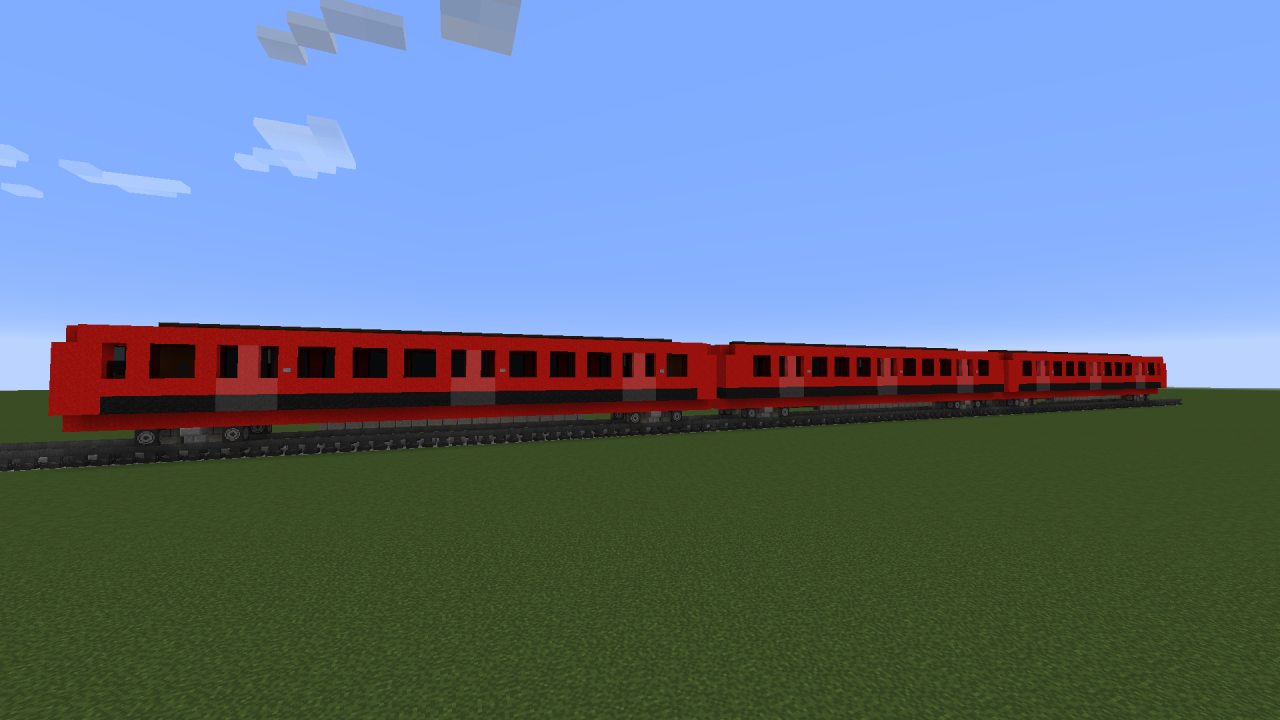 Helsinki m100 metro train Minecraft Map