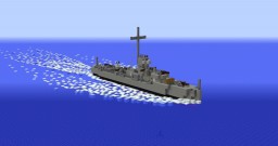 USS Fletcher Class Destroyer Minecraft Map
