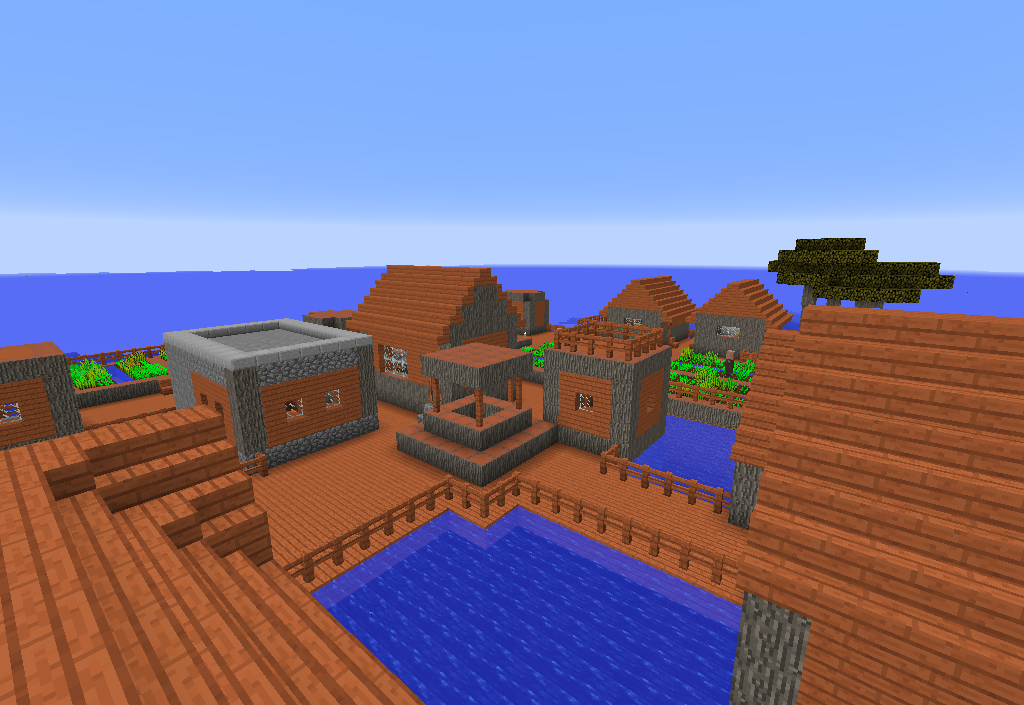 Hydronia: Minecraft "Waterworld" Map Minecraft Map