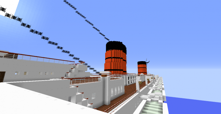 R.M.S. Queen Elizabeth Minecraft Map