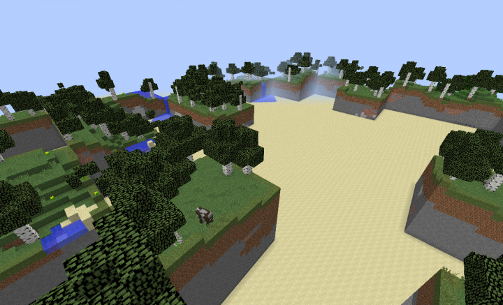 Weird generated world Minecraft Map