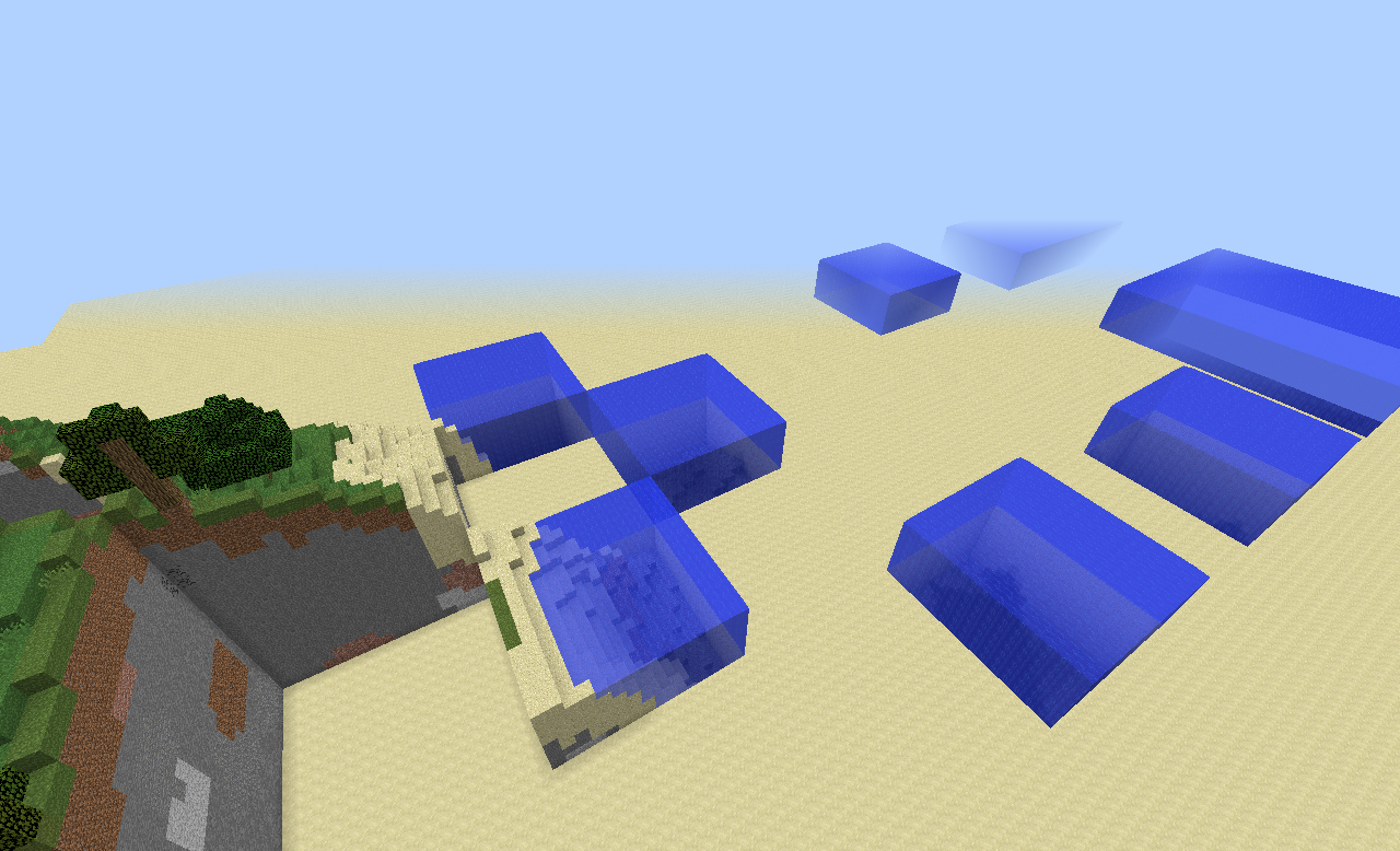 Weird generated world Minecraft Map