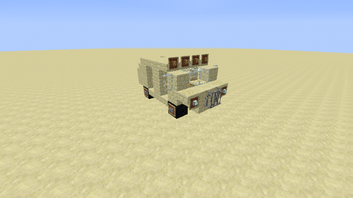 military humvee Minecraft Map