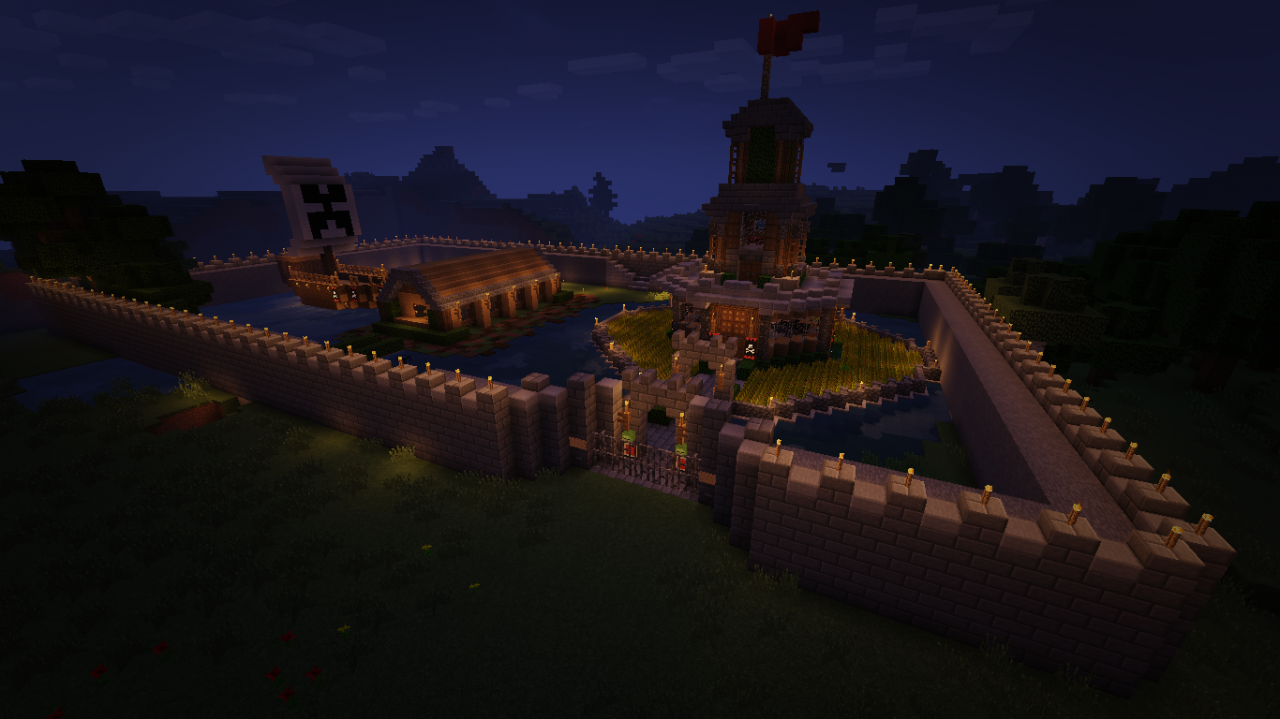 Mega Walls Survival Minecraft Map