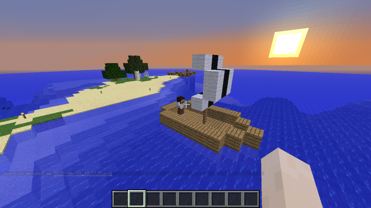 Island And Basic Village Minecraft Map