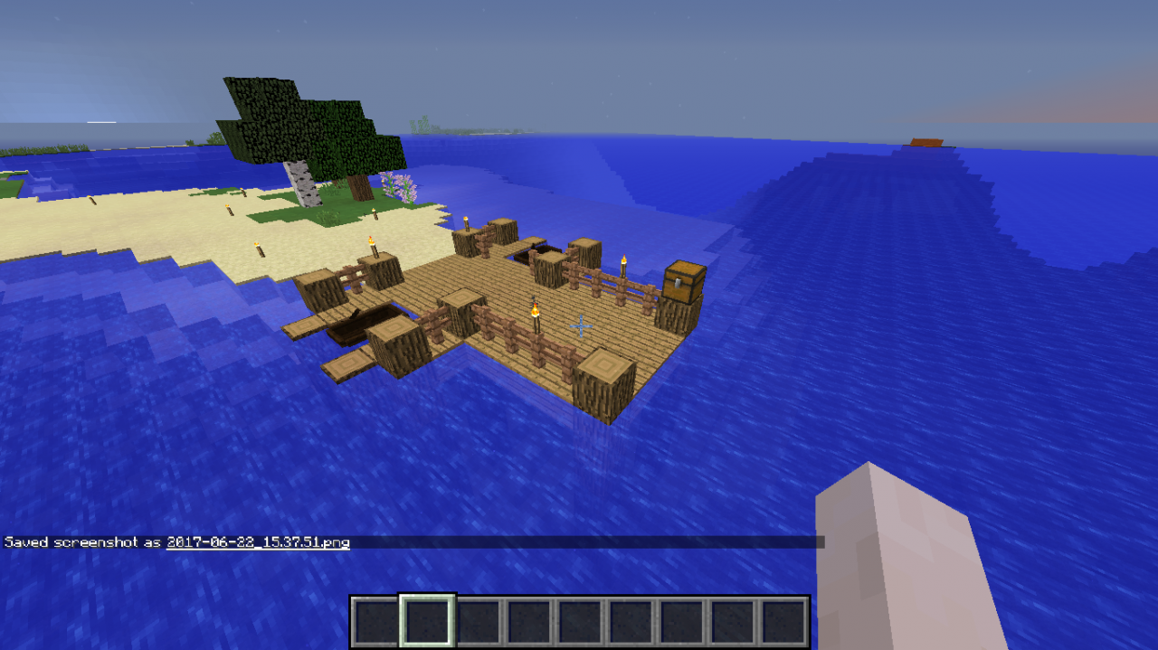 Island And Basic Village Minecraft Map