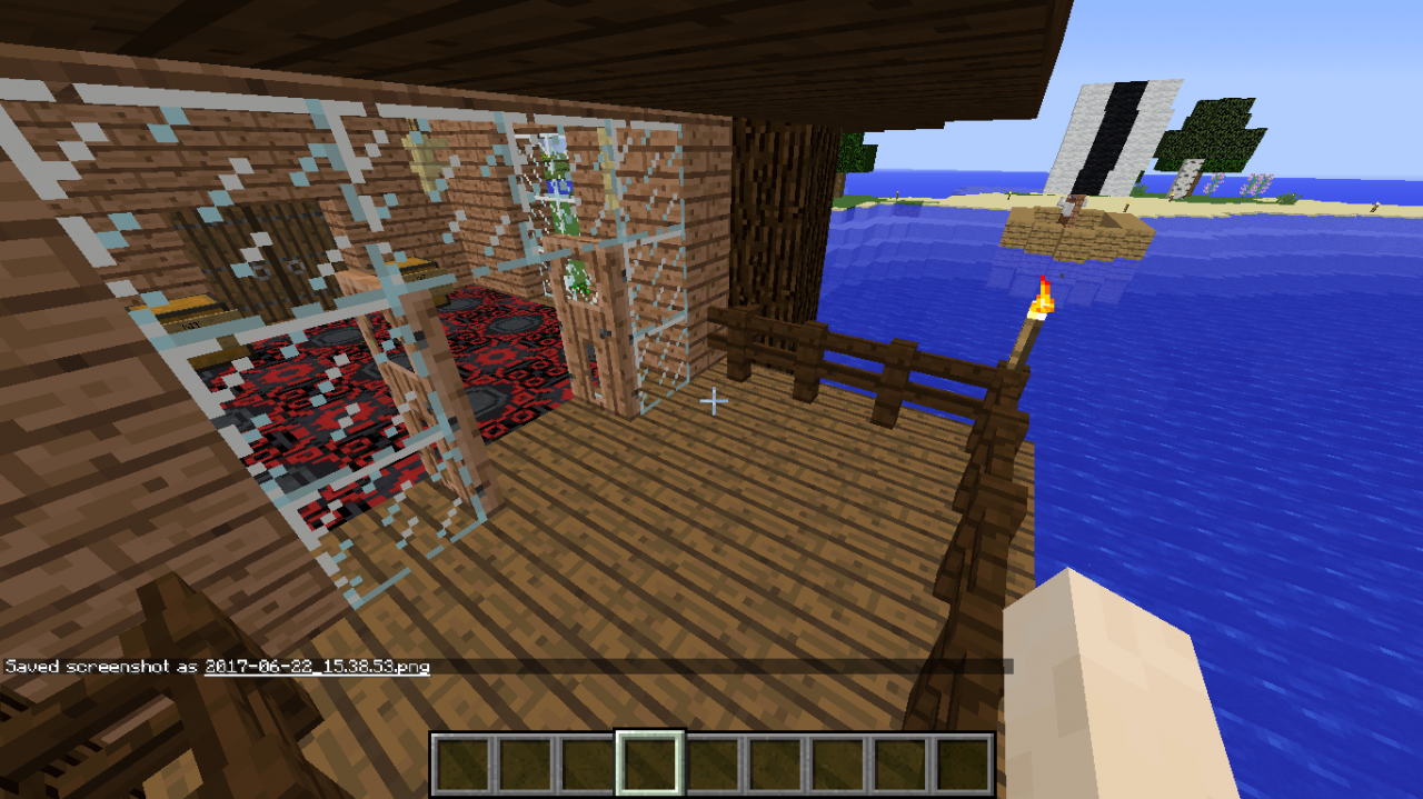 Island And Basic Village Minecraft Map