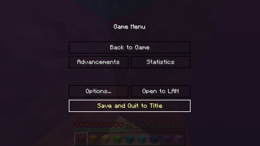 Transparent GUI Minecraft Texture Pack