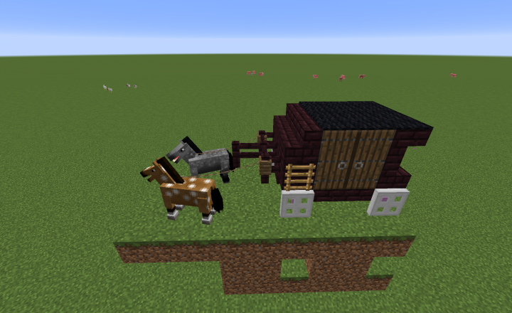 Horse and Buggy Minecraft Map