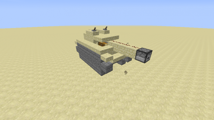 military tank (working) Minecraft Map
