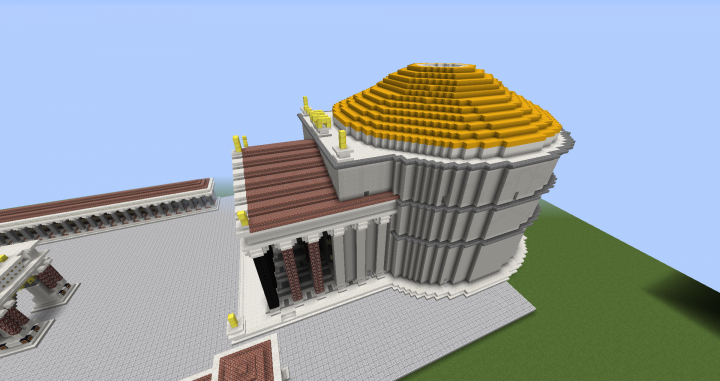 Roman Pantheon as intended Minecraft Map