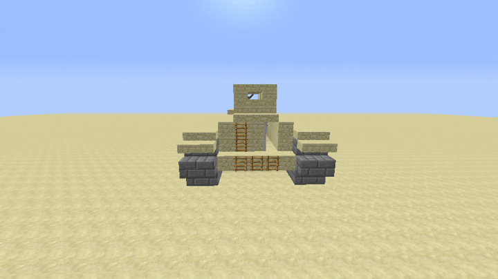 big military tank Minecraft Map