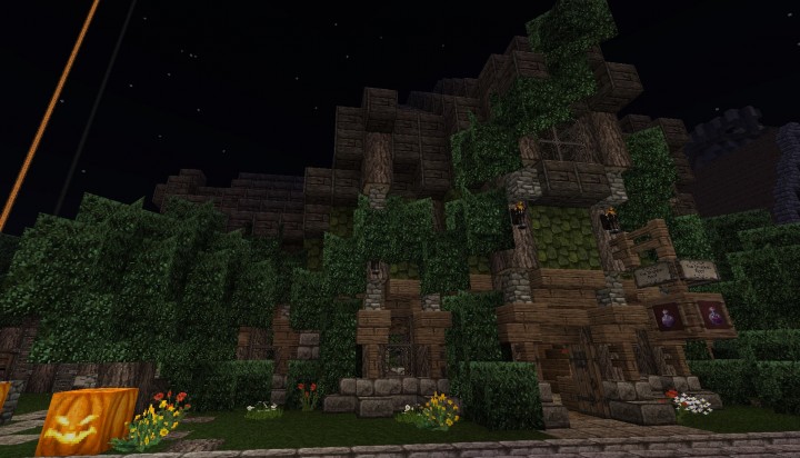 The Drunken Roof- a tavern Minecraft Map