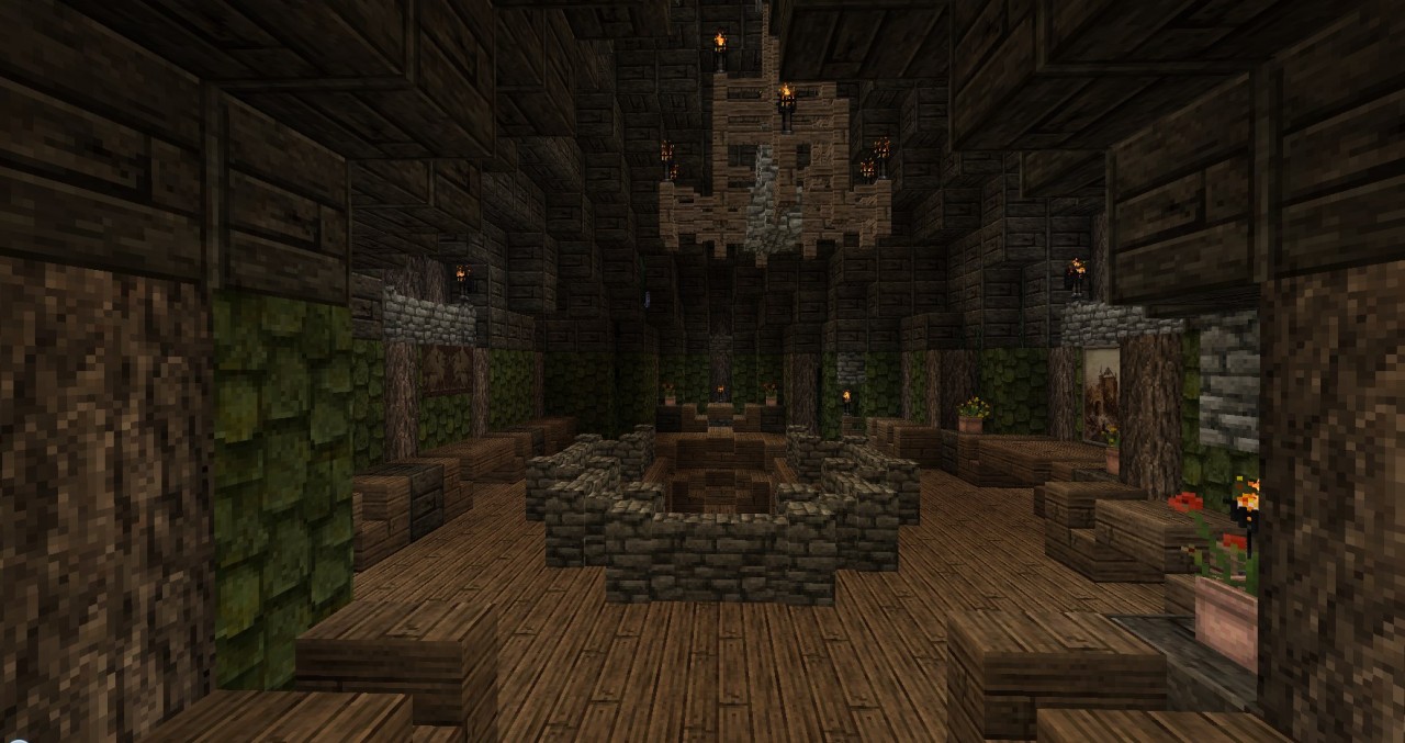 The Drunken Roof- a tavern Minecraft Map